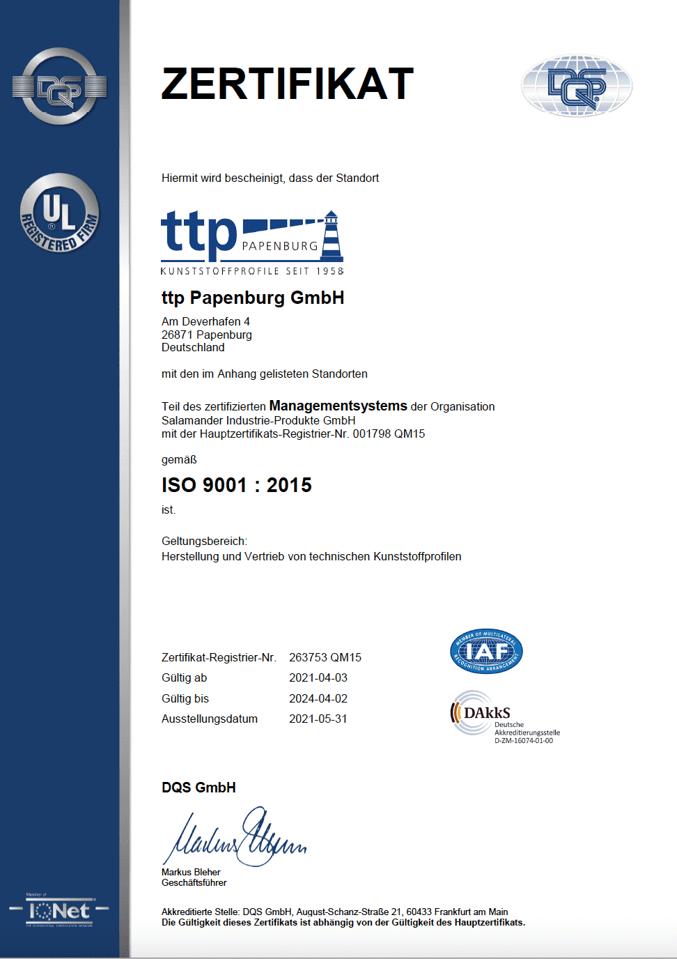 Downloads – TTP Kunststoffprofile